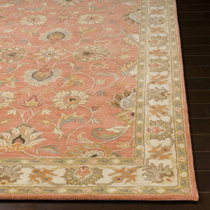Birch Lane™ Arden Hand Tufted Wool Floral Rug & Reviews | Wayfair