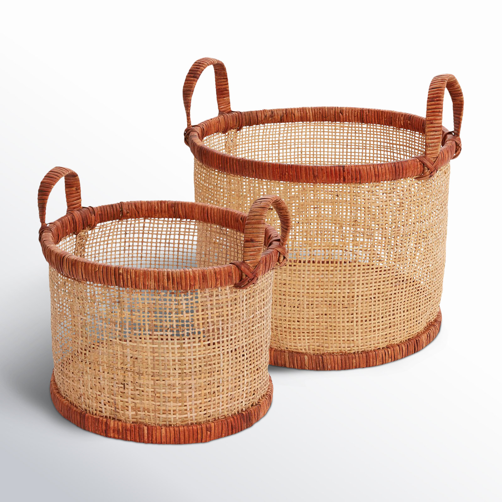 AllModern Bolivar Maple Basket Set | Wayfair