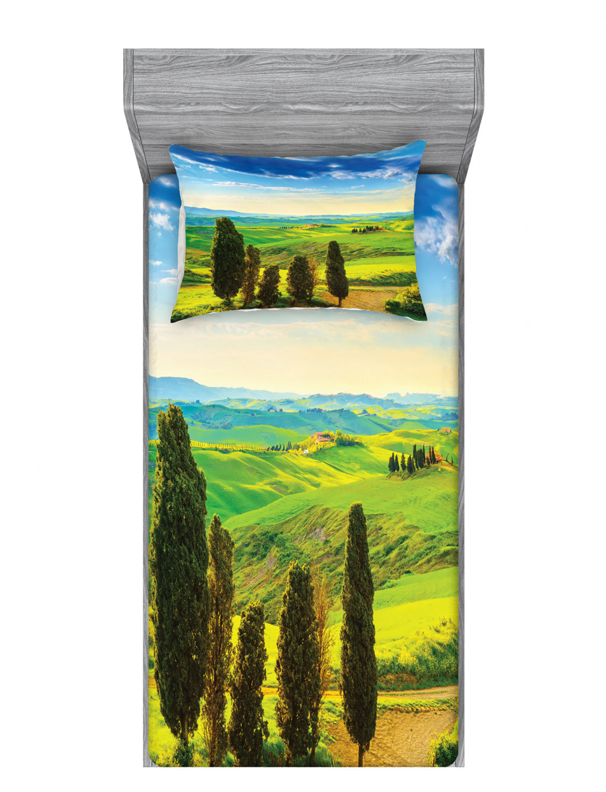 Ambesonne Nature Sheet Set | Wayfair