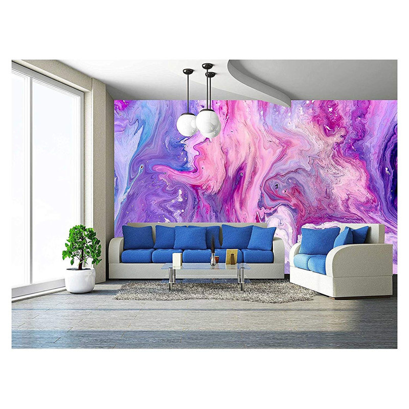 IDEA4WALL Peel & Stick Abstract Wall Mural | Wayfair