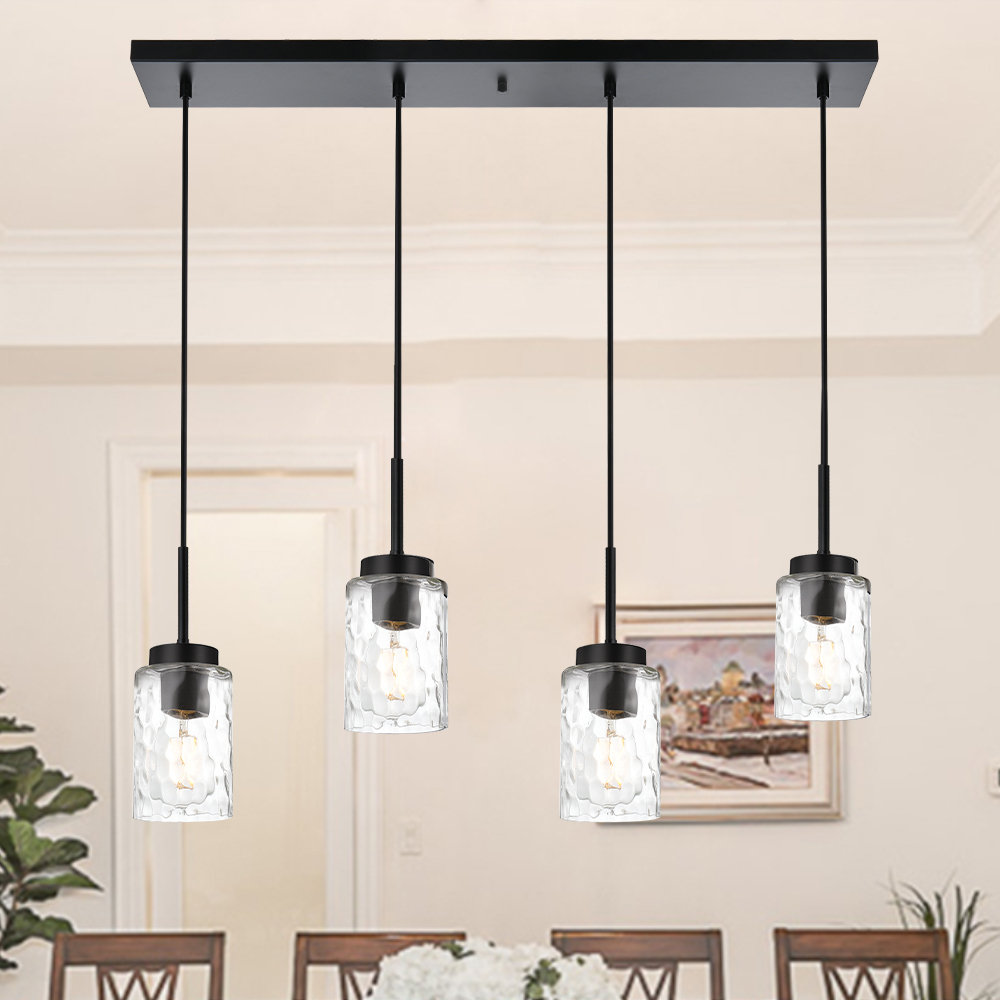 Wrought Studio™ Modern Linear Chandeliers For Dining Room, Industrial ...