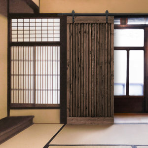 Calhome 84'' Solid Wood Paneled with Installation Hardware Kit Barn ...