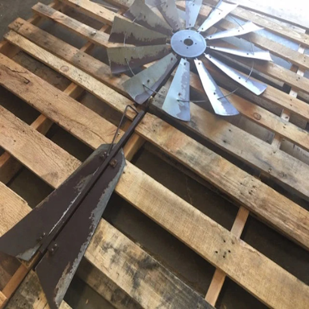 Gracie Oaks Rustic Full Windmill Head WITH Rustic Tail - Wayfair Canada