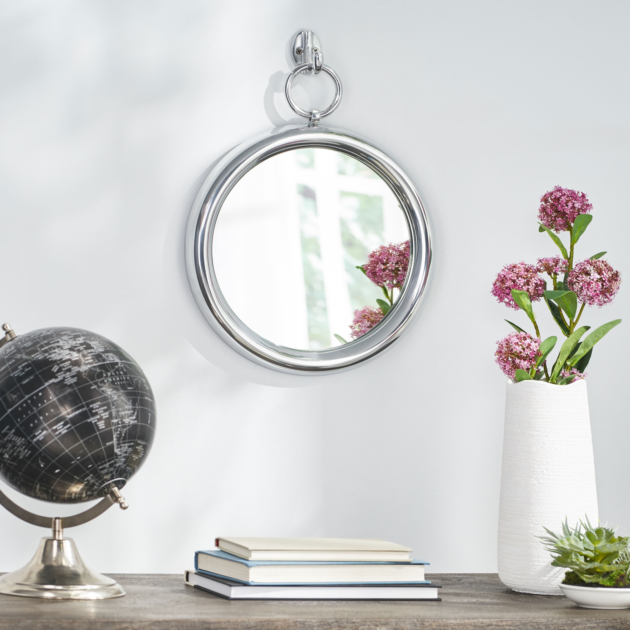 Ebern Designs Aluminum Wall Mirror | Wayfair