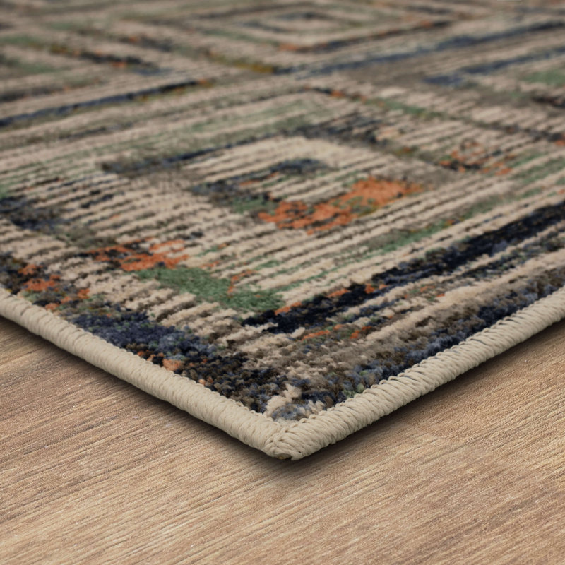 Scott Living Weathered Squares Multi 8' X 11' Area Rug | Wayfair