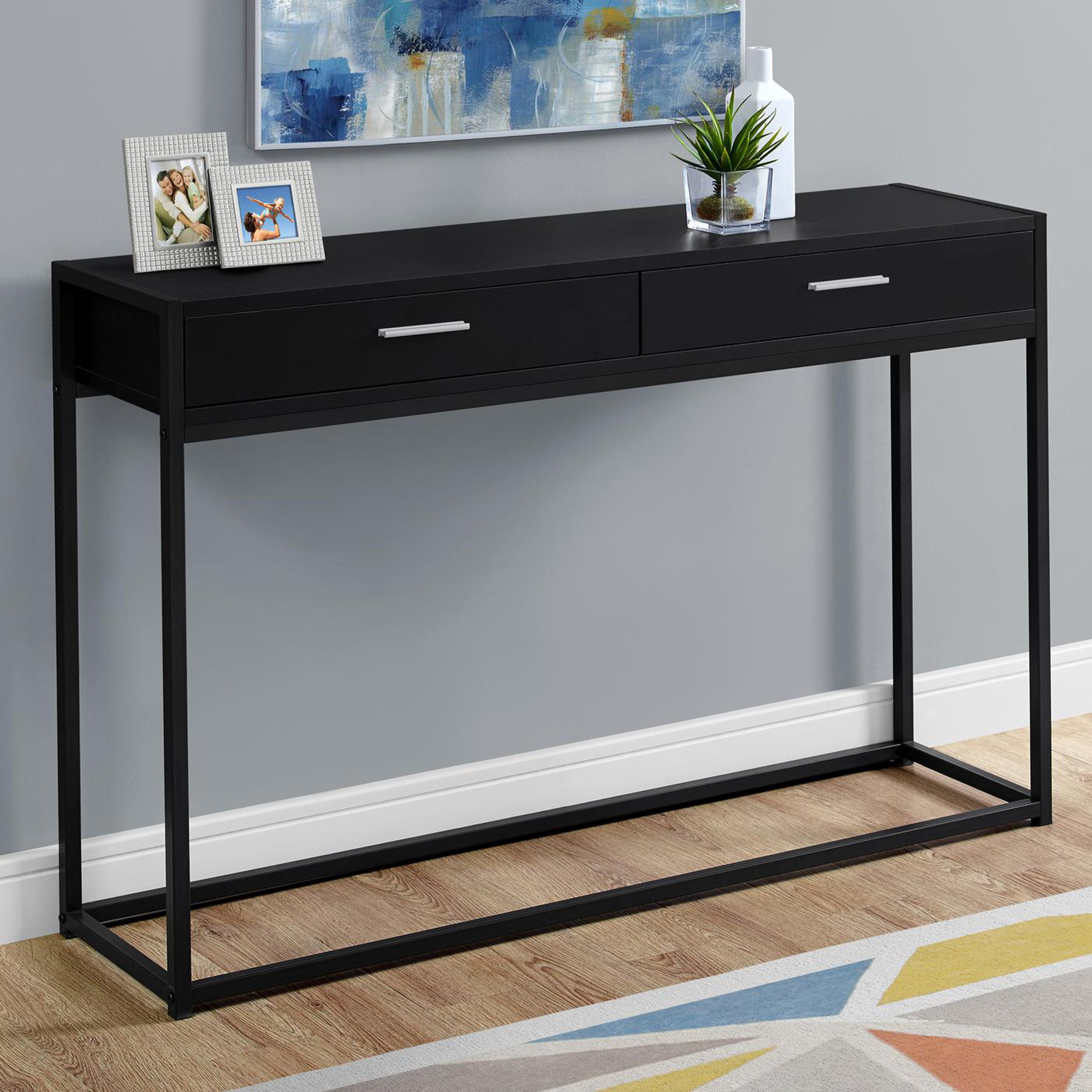 Latitude Run® Modern industrial design with rustic consoles | Wayfair