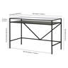 AllModern Duran Glass Desk & Reviews | Wayfair
