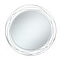Etta Avenue Javin Round Metal Swirl Framed Wall Mounted Accent Mirror ...