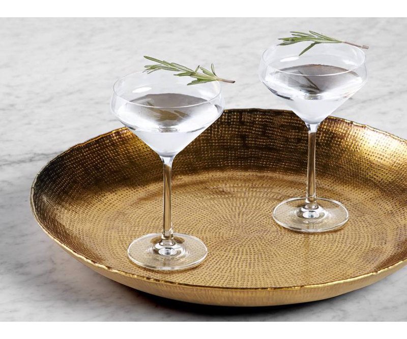 Mercer41 Gold Decorative Coffee table Tray Mytchell | Wayfair