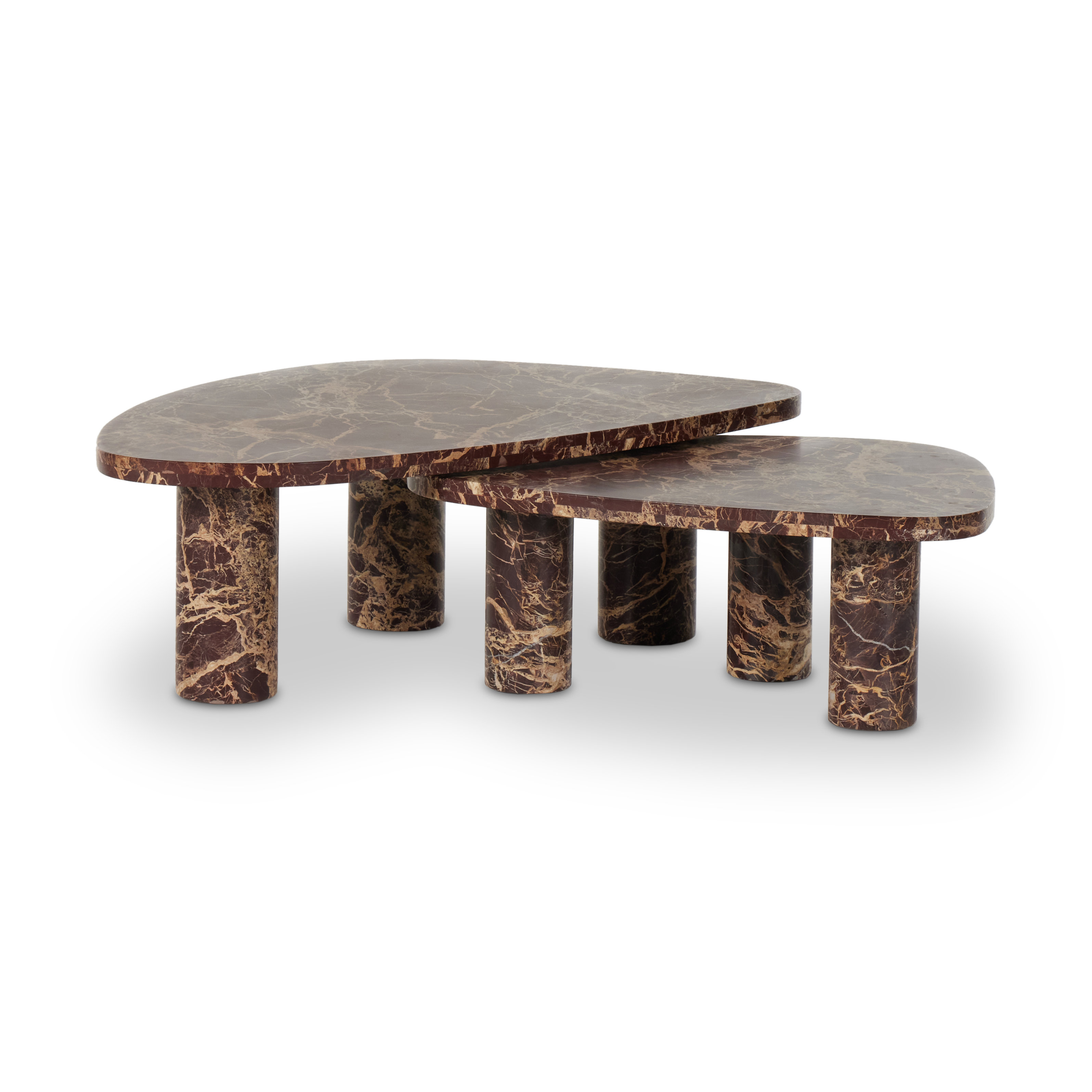 Moraga Genuine Marble Nesting Coffee Table | Joss & Main