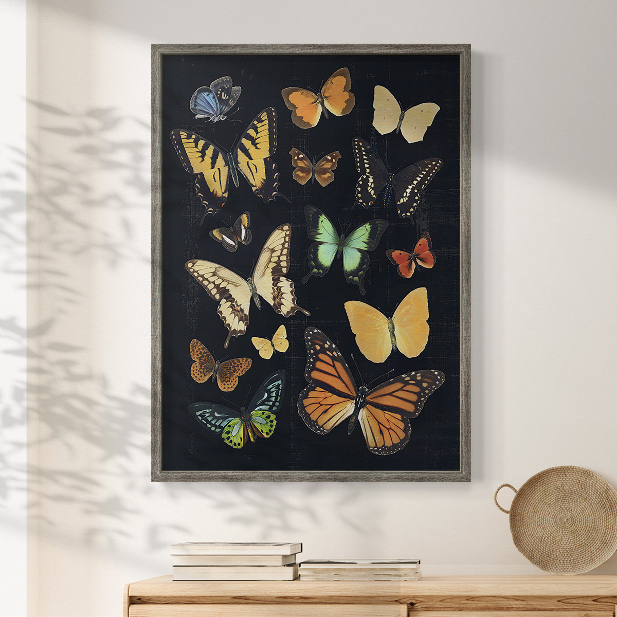 Winston Porter Graphite Wash I -Framed Canvas | Wayfair