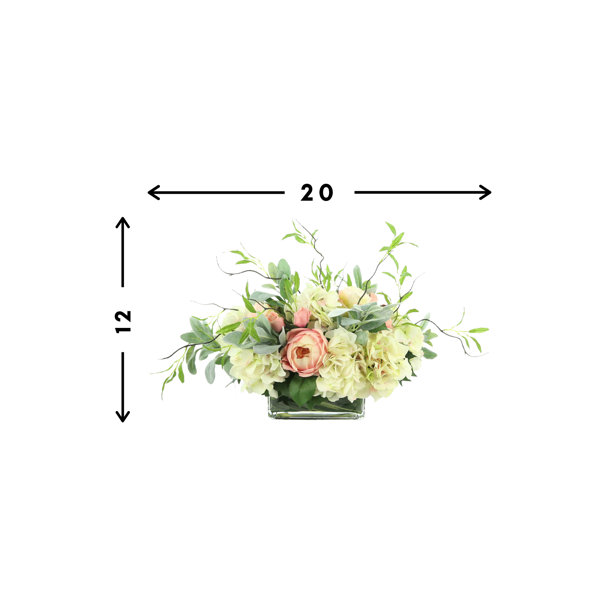 Creative Displays, Inc. Floral Arrangement with Hydrangeas, Roses and ...