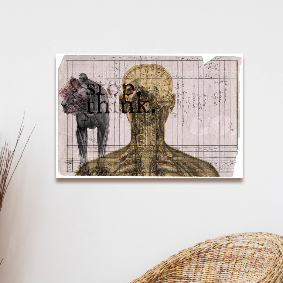 Oliver Gal Prints Burst Creative Stop Go - Wrapped on Canvas | Wayfair