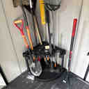 Keter Compact Durable Resin Garage and Shed Corner Tool Rack and ...