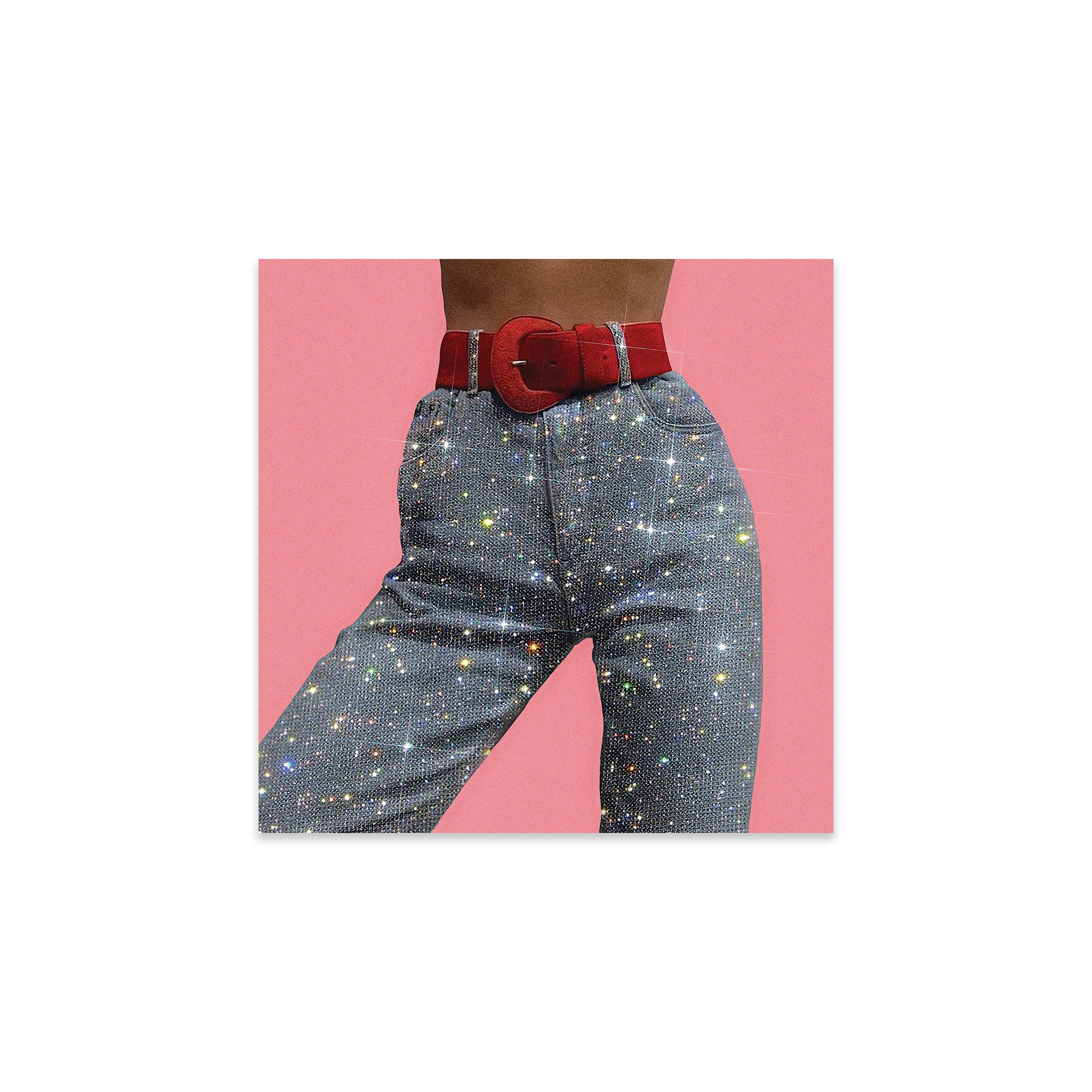 Mercer41 Pink And Jeans Print On Acrylic Glass - Wayfair Canada