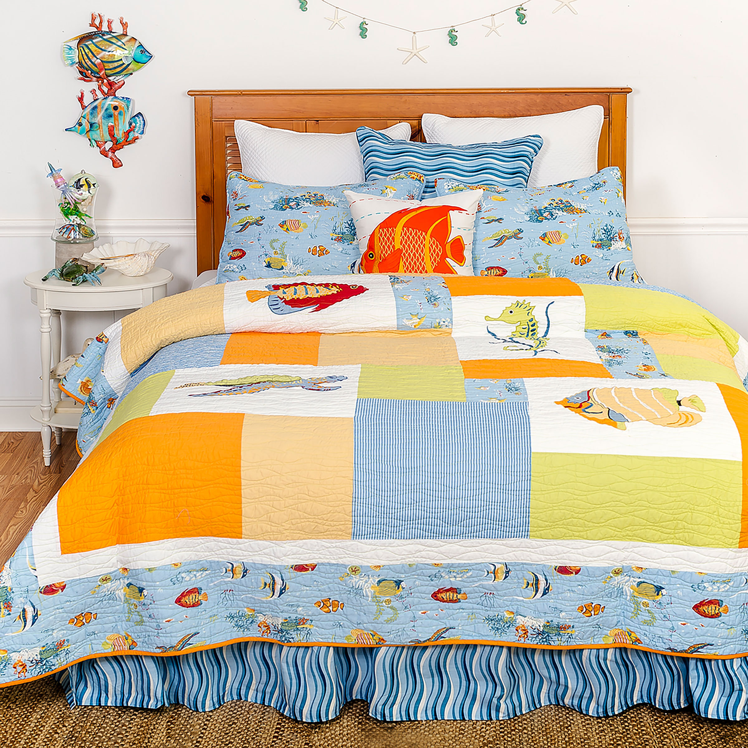 C&F Home Sea Life 2 Piece Quilt Set | Wayfair