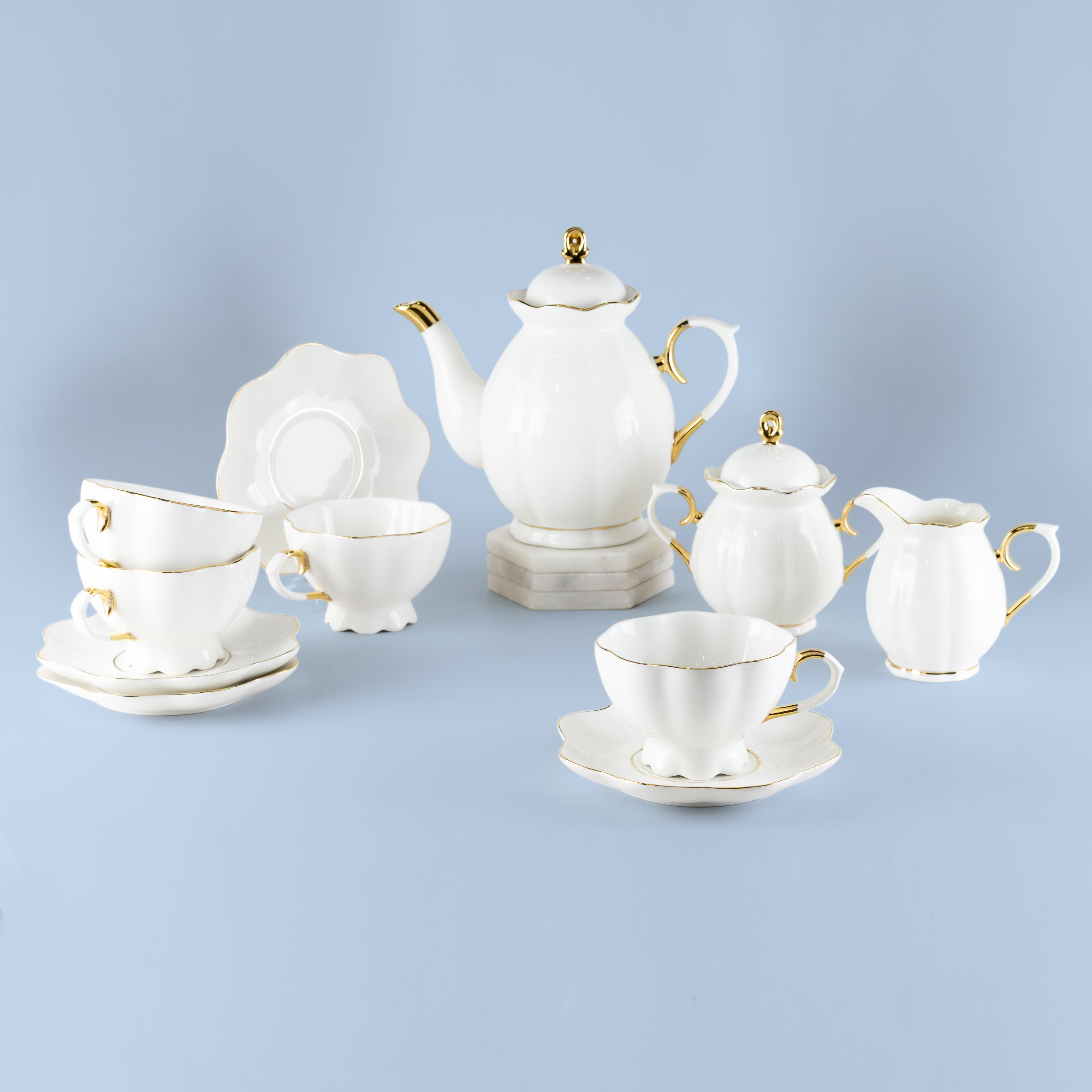 Grace's Tea Ware Porcelain Tea Set for 4 People & Reviews | Wayfair