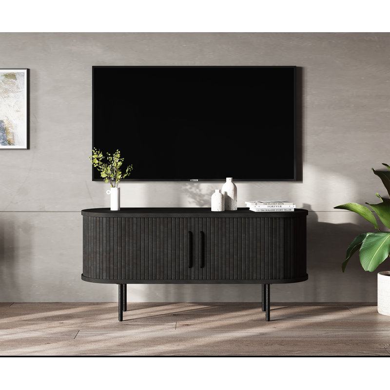 AllModern Iris Solid Wood TV Stand for TVs up to 43" & Reviews | Wayfair
