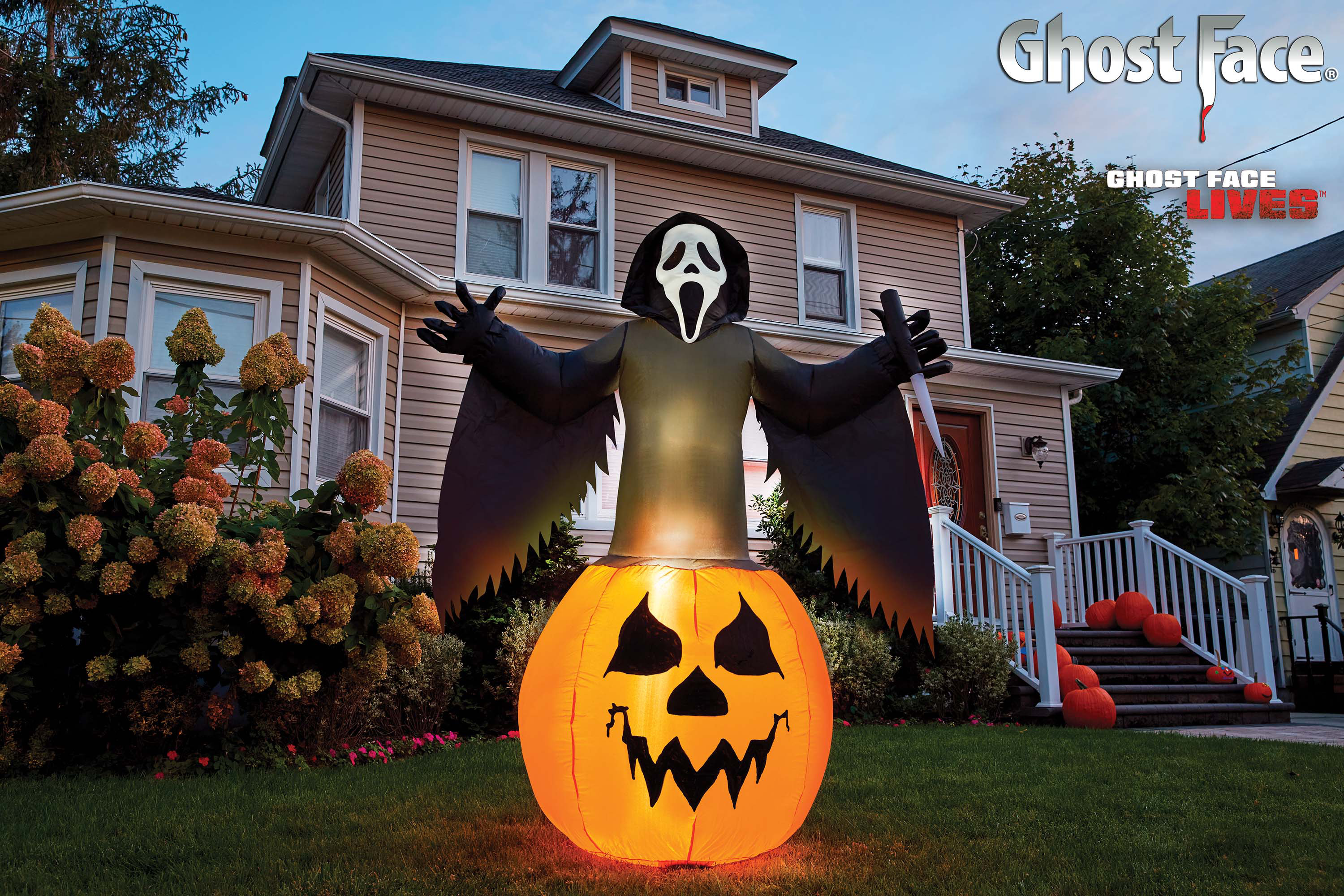Fun World Scream Ghost Face 6 Ft. Airblown Inflatable | Wayfair