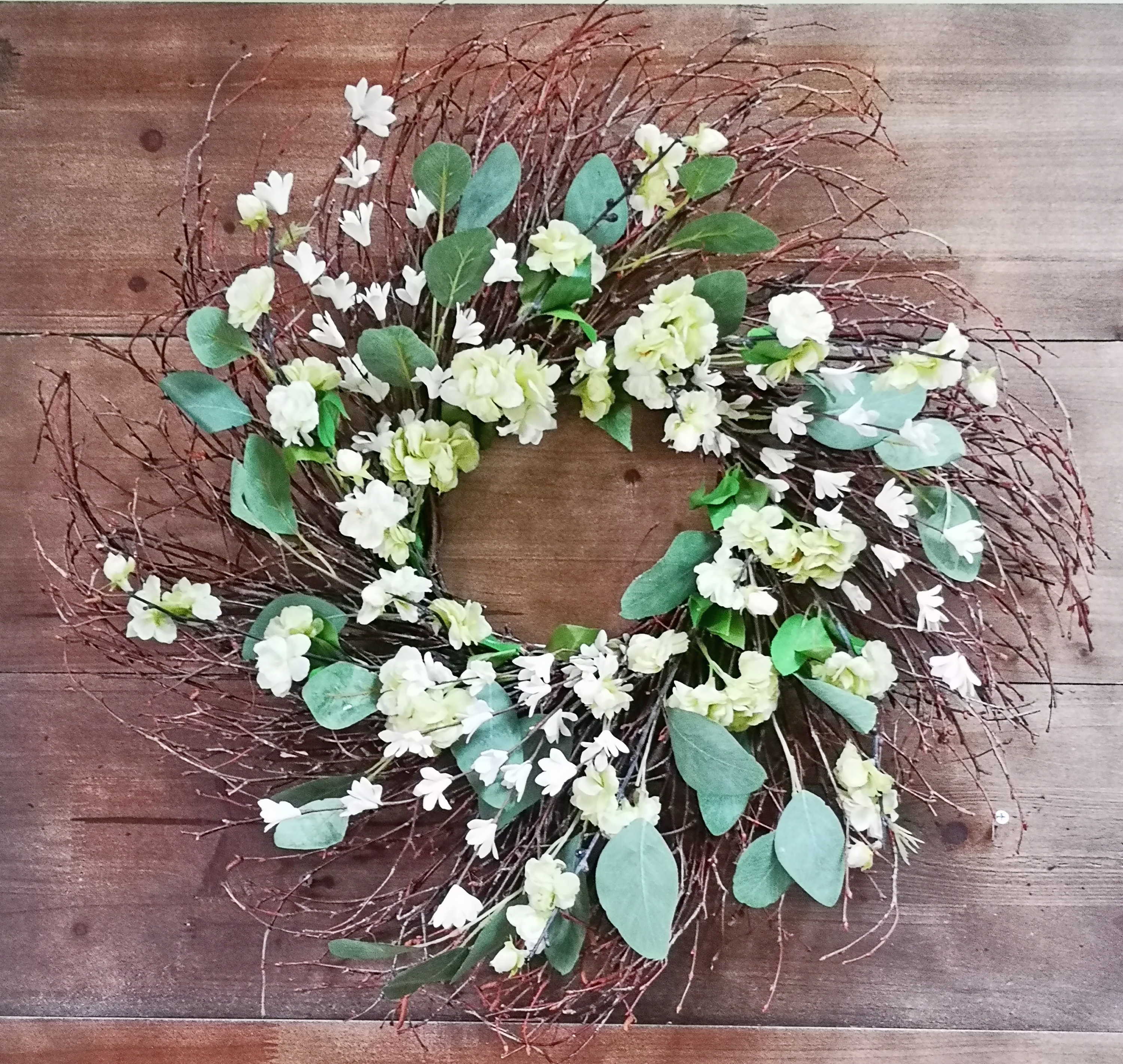 The Holiday Aisle® Blossom 26" Foam/Silk Wreath & Reviews | Wayfair