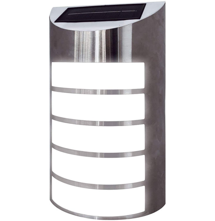 SmashingDealDirect Solalite Silver 35cm H Solar Powered Integrated LED ...