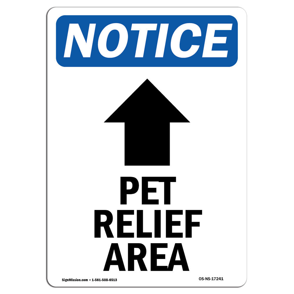 SignMission Pet Relief Area Sign | Wayfair