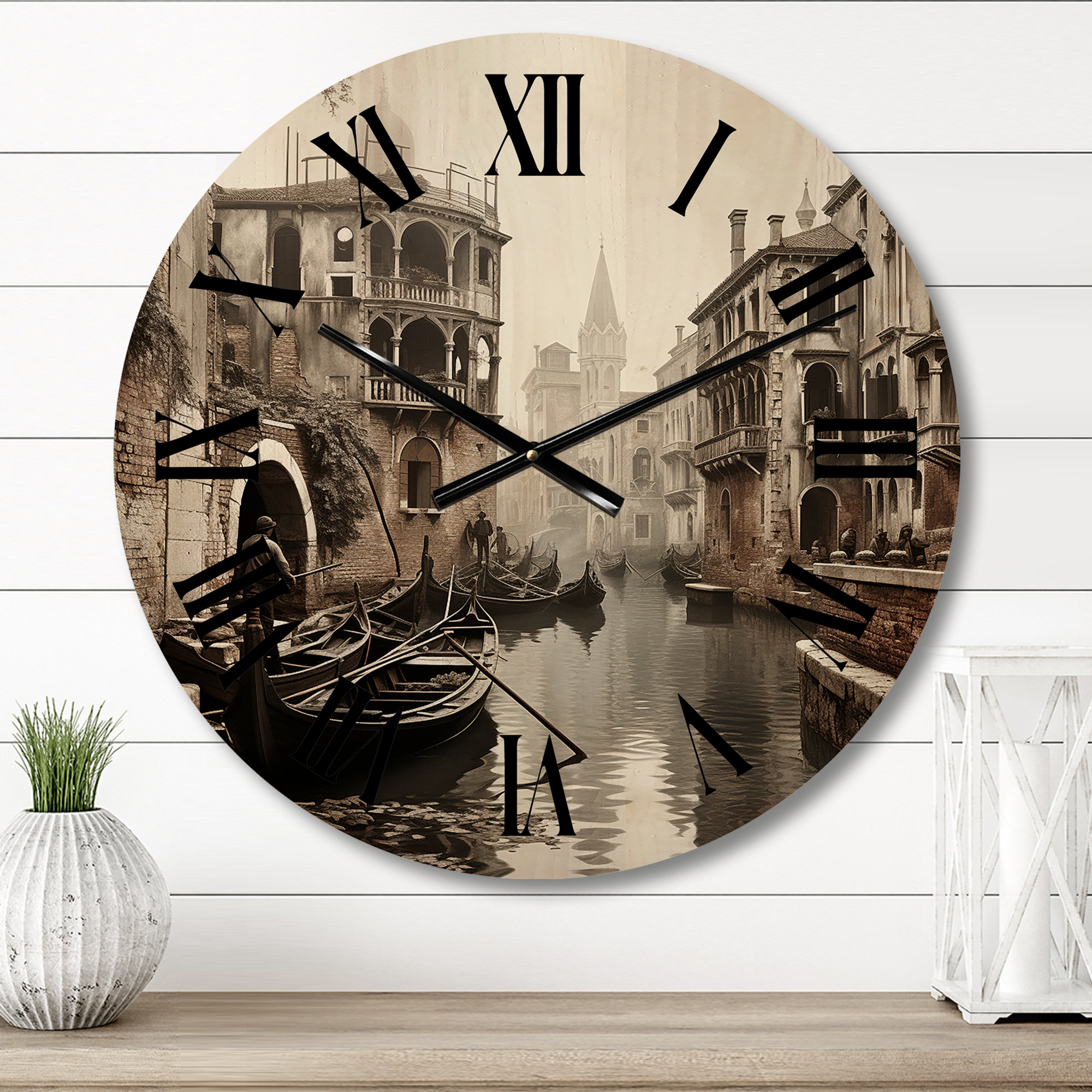 East Urban Home Beige Canal Ancient Watercourse Slate II - Canals ...
