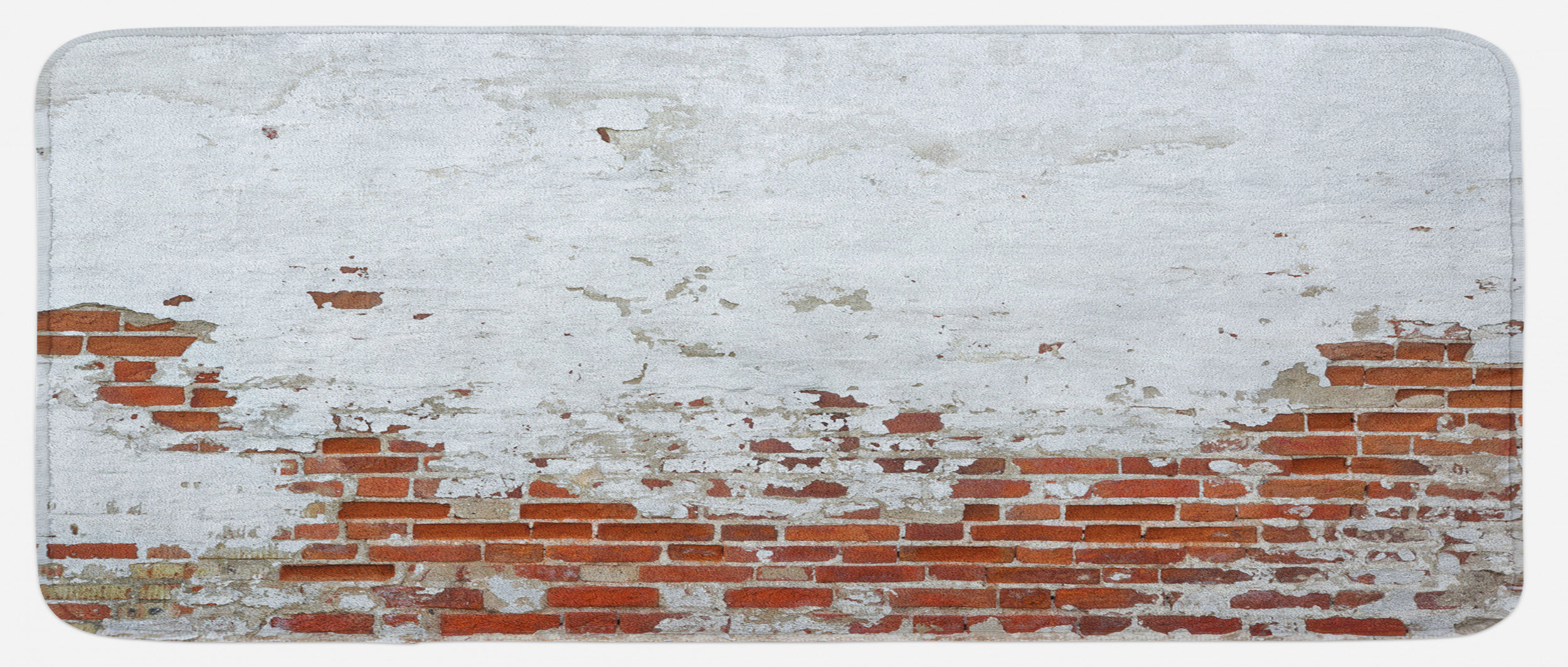 East Urban Home Brick Wall Kitchen Mat | Wayfair