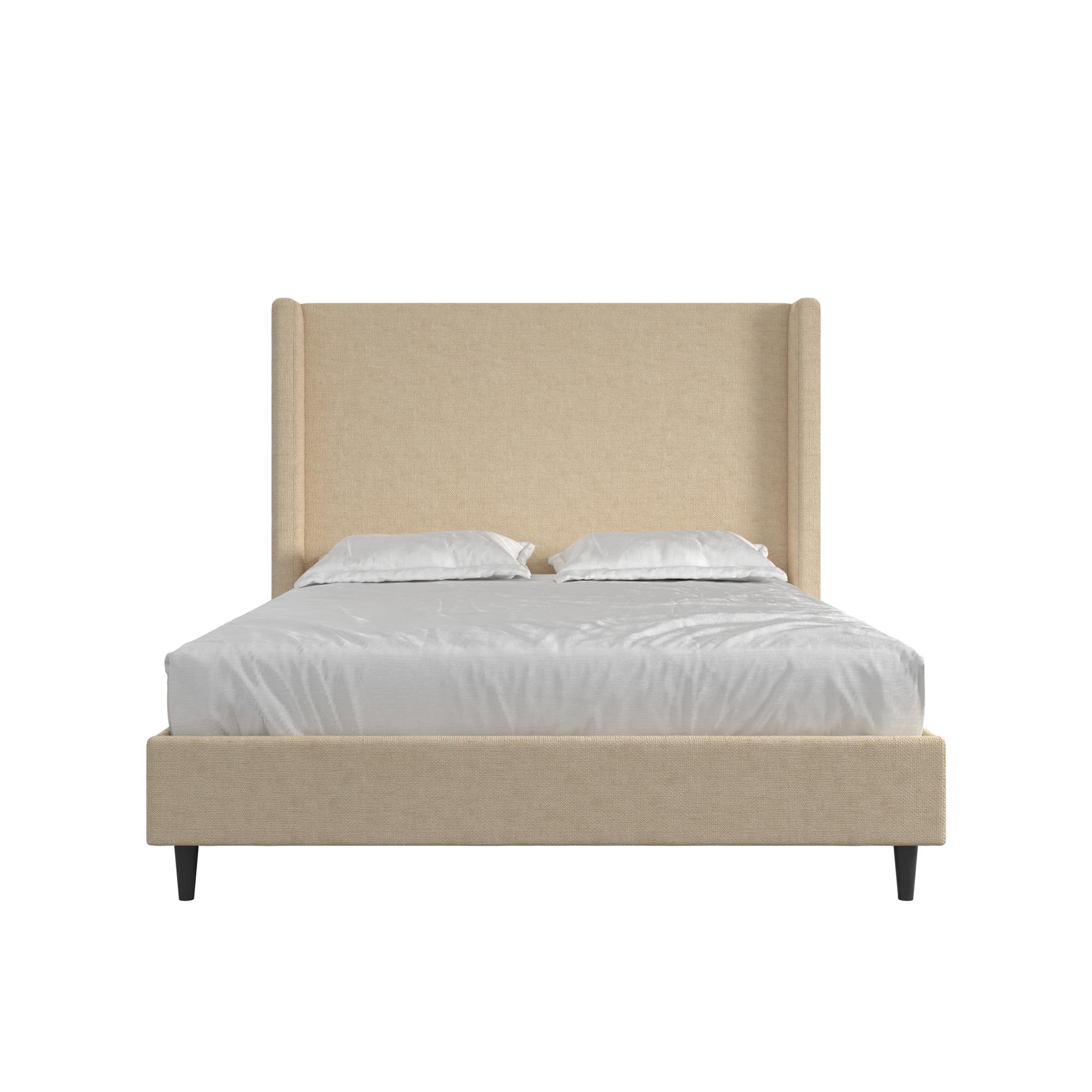 Kelly Clarkson Home Ana Queen Upholstered Wingback Bed & Reviews ...