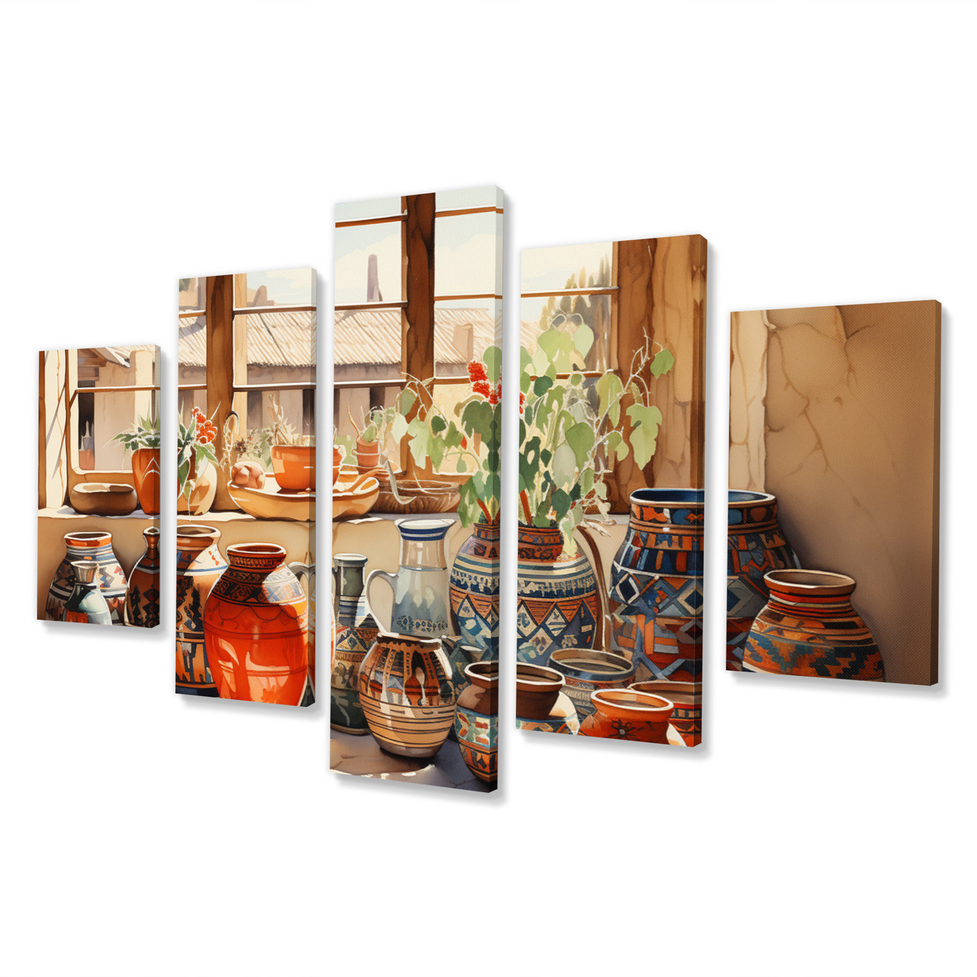 Dakota Fields Native Art Pueblo Pottery I - Native American Wall Art ...