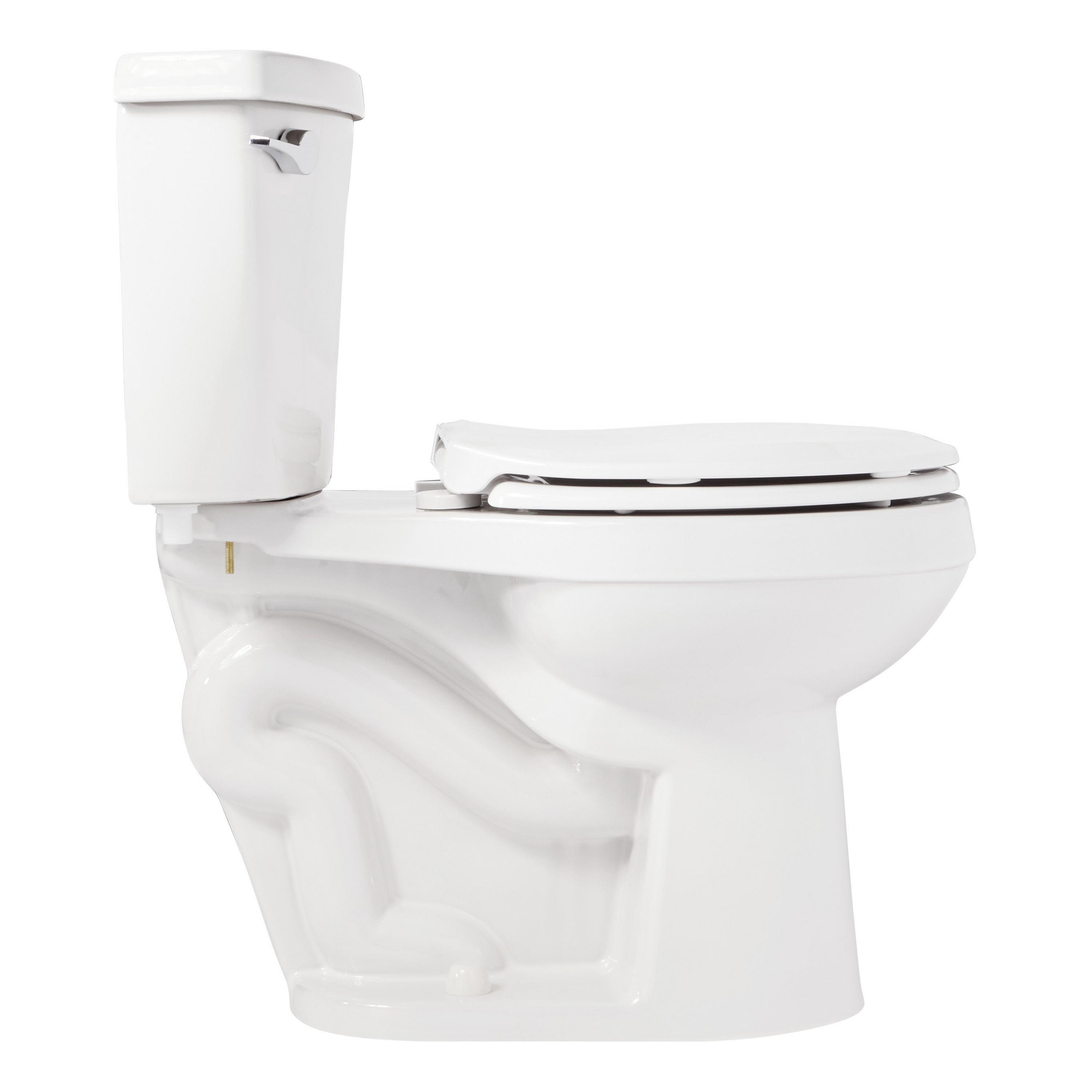 Signature Hardware Bradenton 1.28 GPF Two Piece Round Toilet with 10 ...