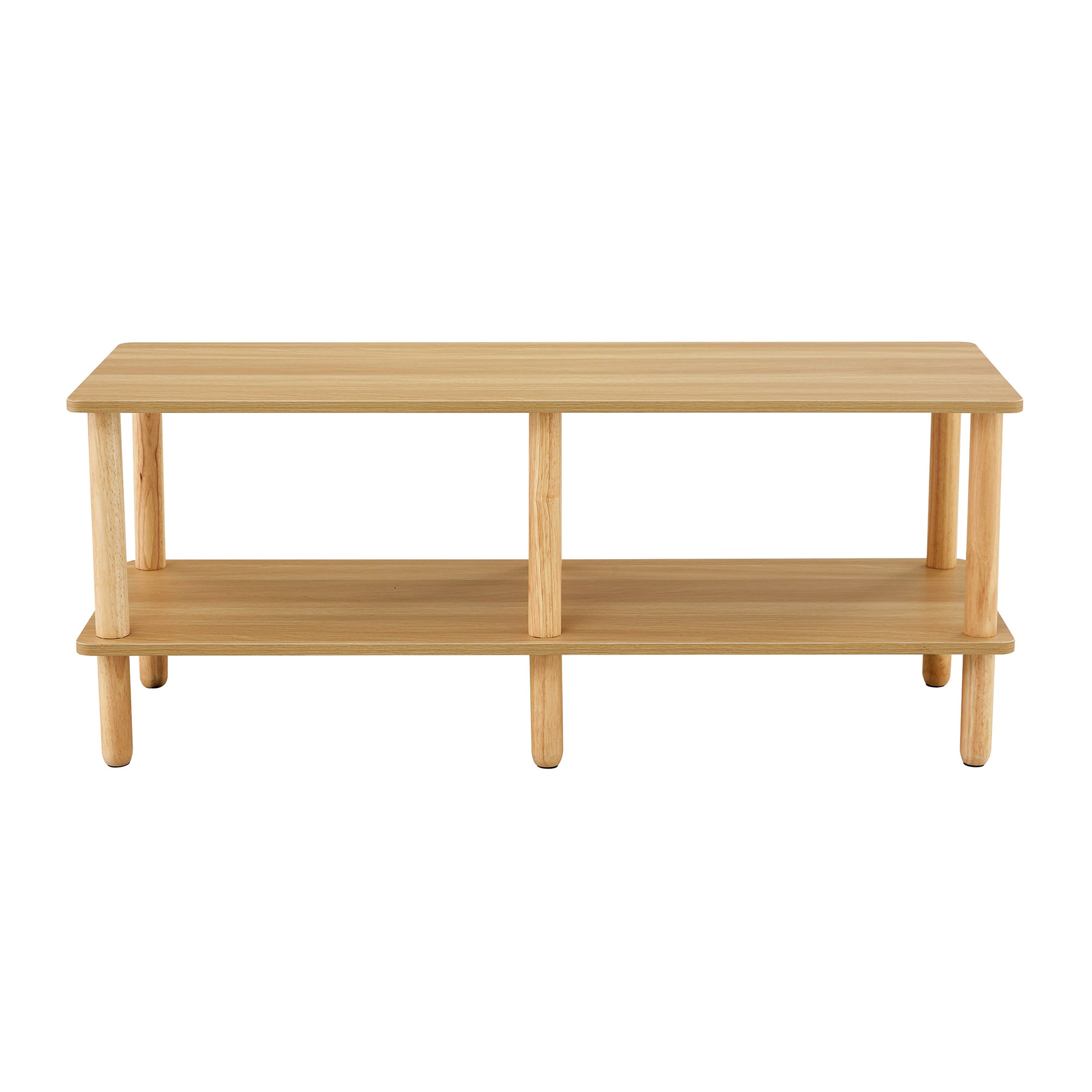 Latitude Run® Modern 2-Tier TV Stand For Living Room Furniture ...