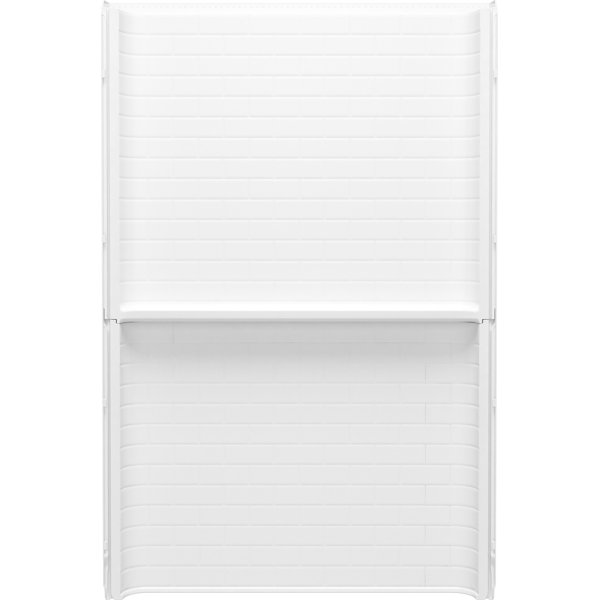 Sterling by Kohler 48'' W D 72.25'' H Solid Vikrell Wall | Wayfair