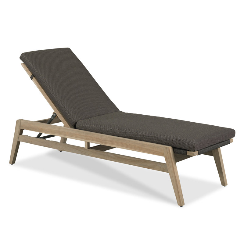 Woodbridge Furniture Bellevue Outdoor Wood Single Chaise | Wayfair