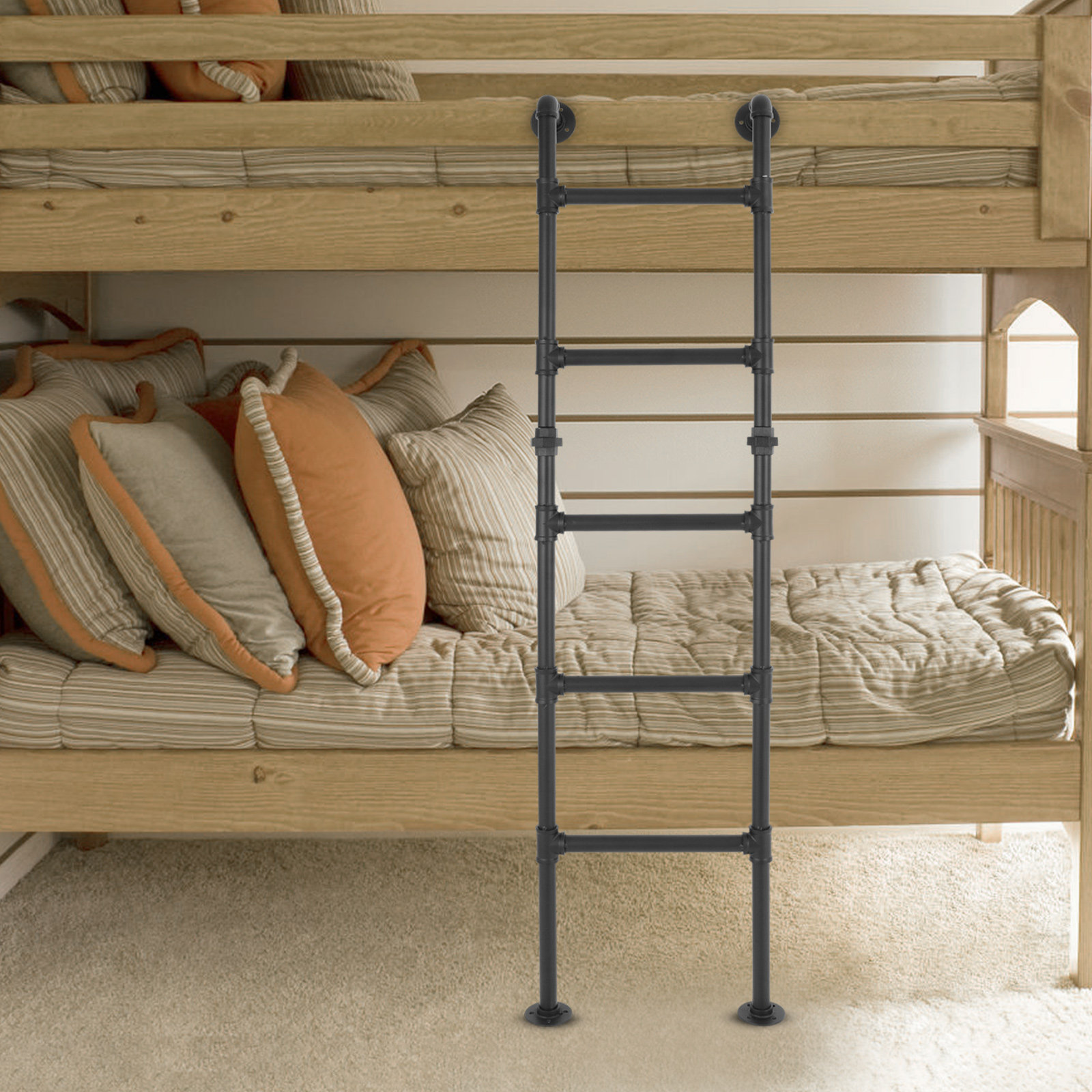 Williston Forge 5-Step Ladder Wall Mounted Ladders | Wayfair