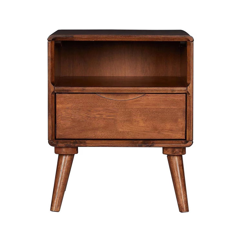Corrigan Studio® Scandinavian Classic Wooden Night Stand & Reviews ...