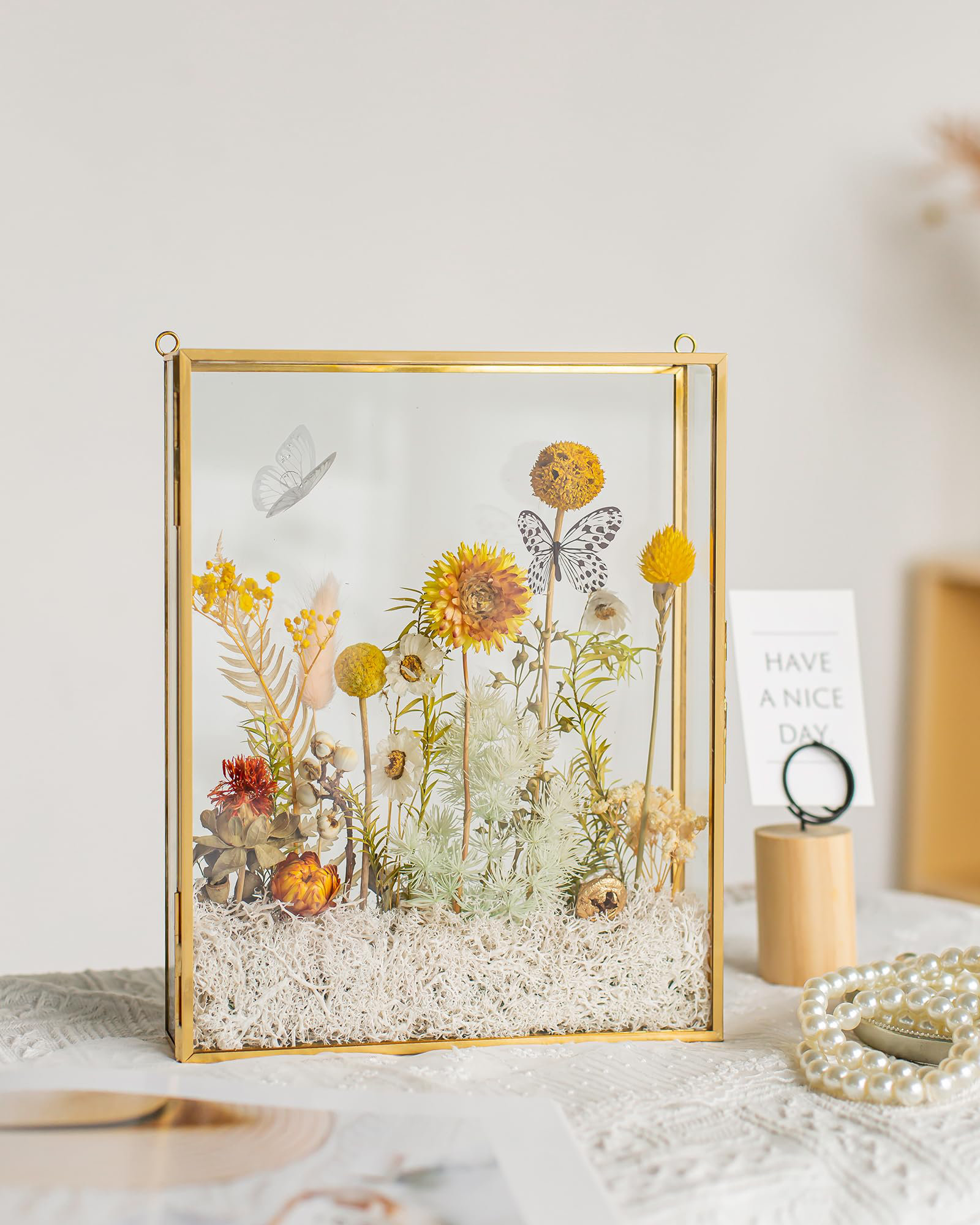 Dakota Fields Shadow Box Frame 8X10, Deep Glass Shadow Box Display Case ...