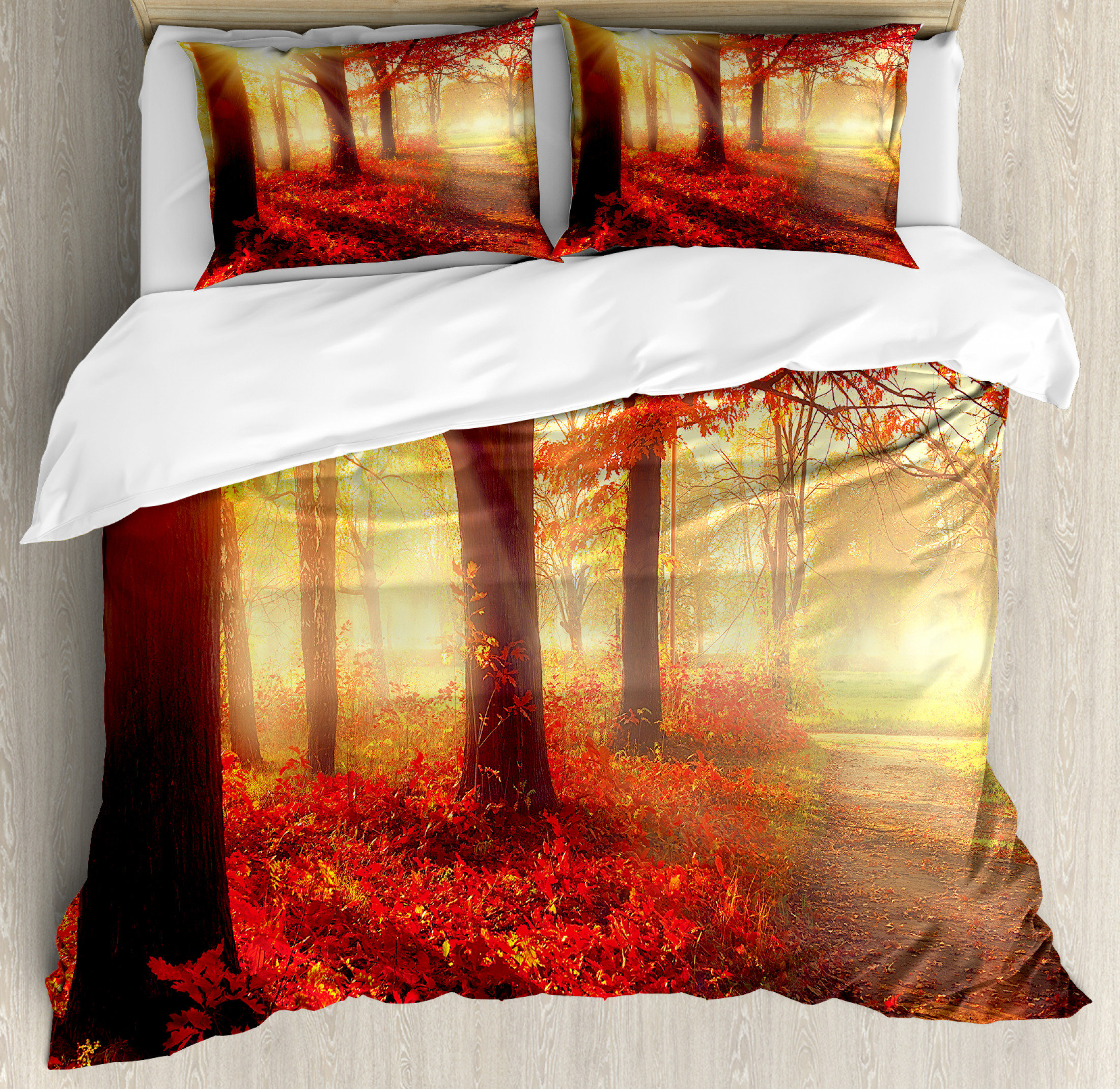 Ambesonne Woodland Duvet Cover Set | Wayfair