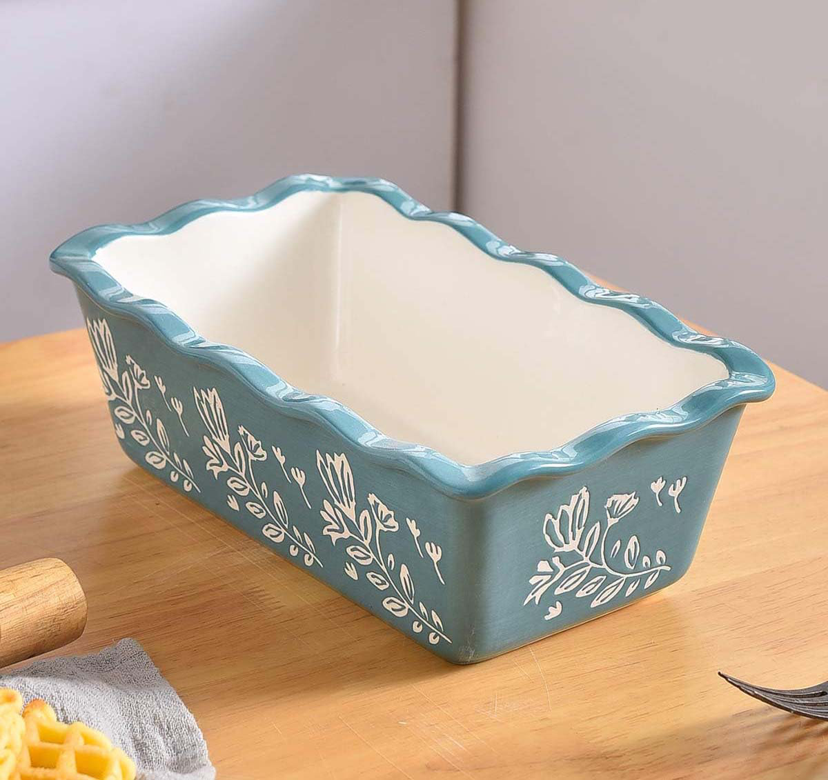 Inlij Loaf Pan Bread Pan Ceramic loaf pans for baking Porcelain Baking ...