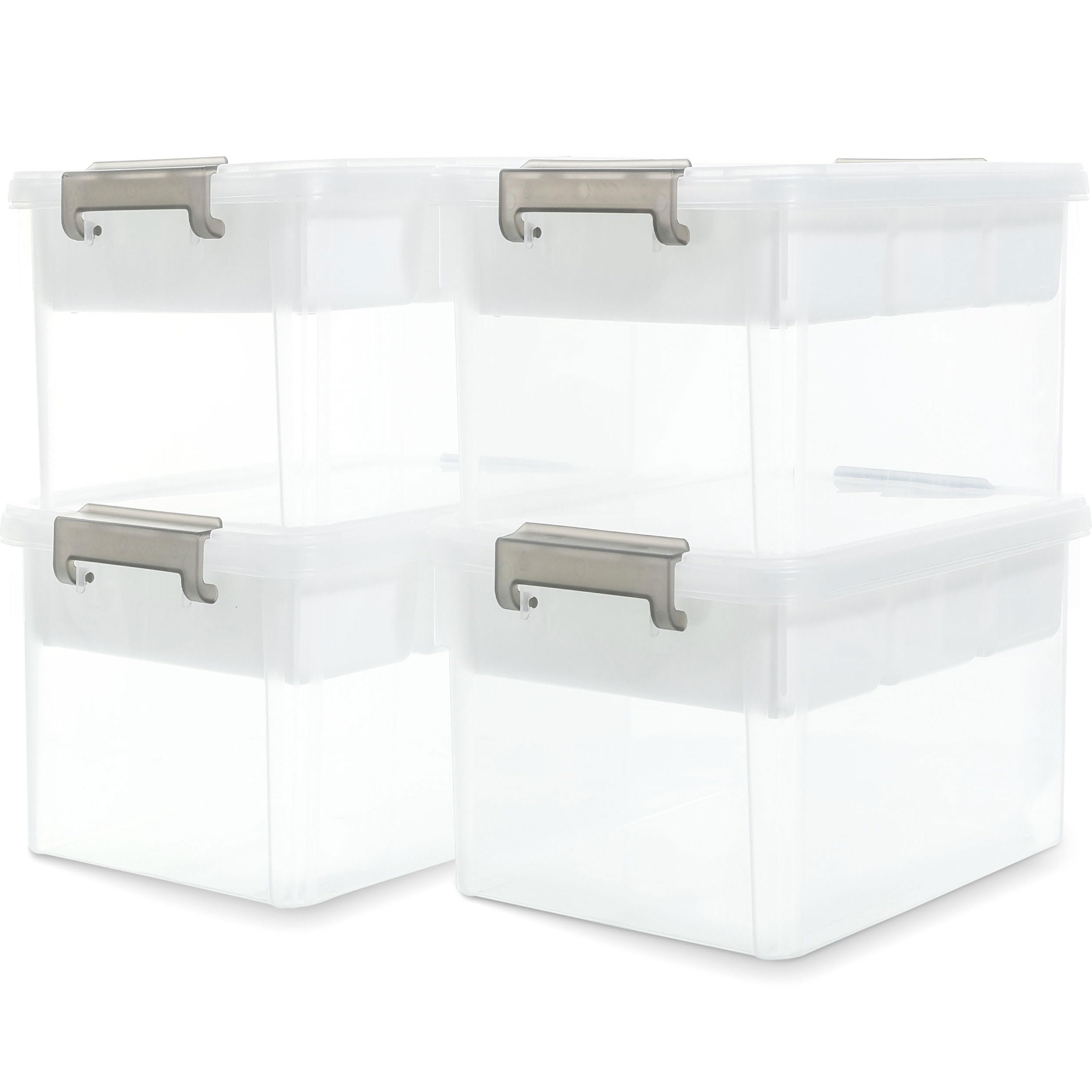 Hokku Designs Storage Box With Removable Tray Closet Organizers And ...