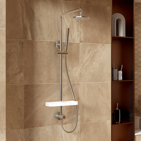 Homein Upgraded Retrofit Shower System – 3-Function Handheld & Rainfall ...