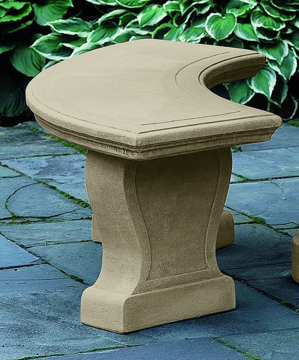 Campania International Palladio Cast Stone Garden Bench & Reviews ...