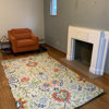 Lark Manor Annechien Handmade Wool Blue Rug & Reviews | Wayfair