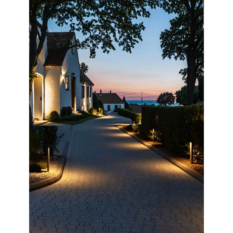 LEDVANS Bronze Integrated LED Metal Pathway Light | Wayfair