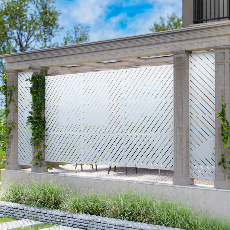 Dovelina Outdoor Metal Privacy Screen & Reviews | Wayfair