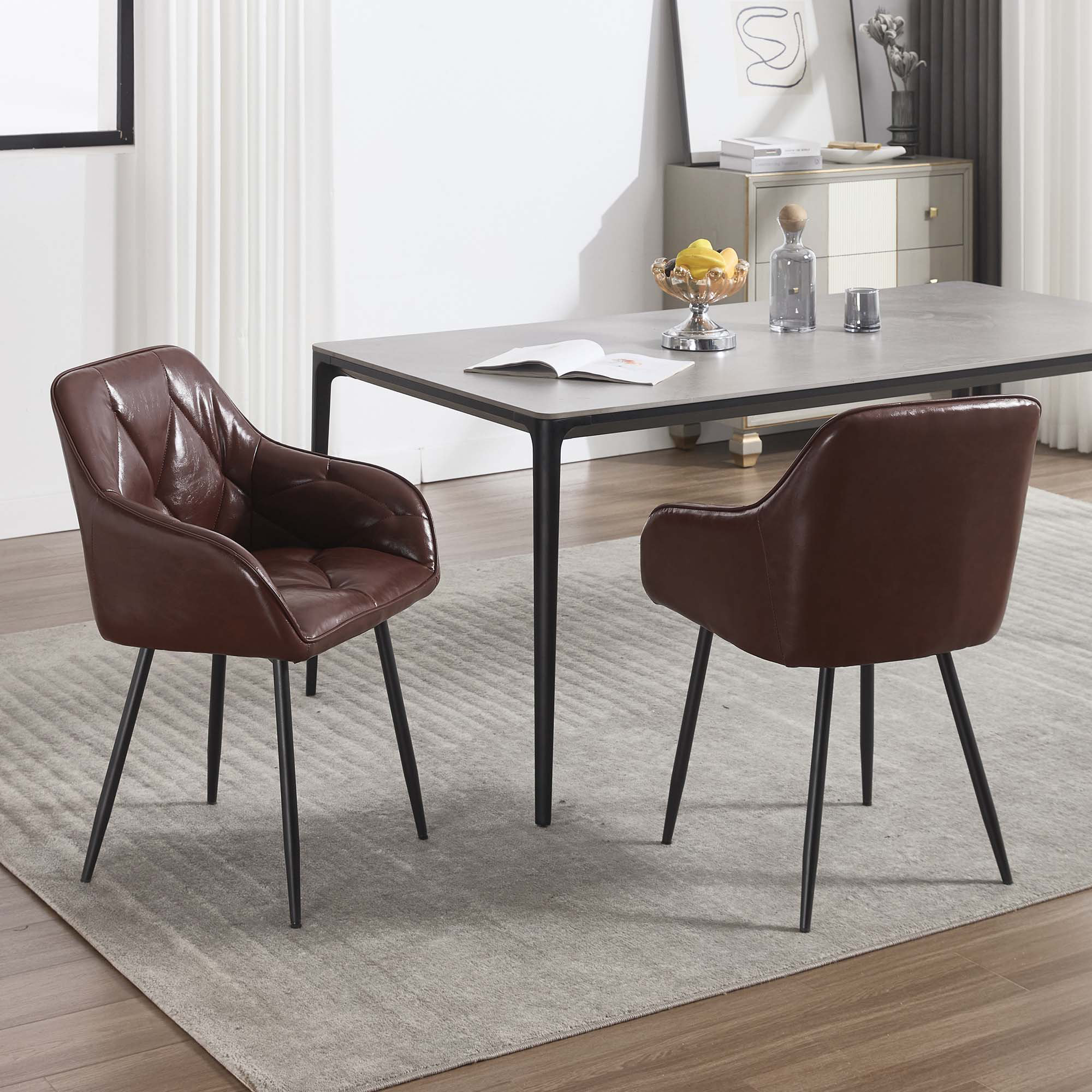 George Oliver Versatile Upholstered Dining Chairs Set for Various Rooms ...