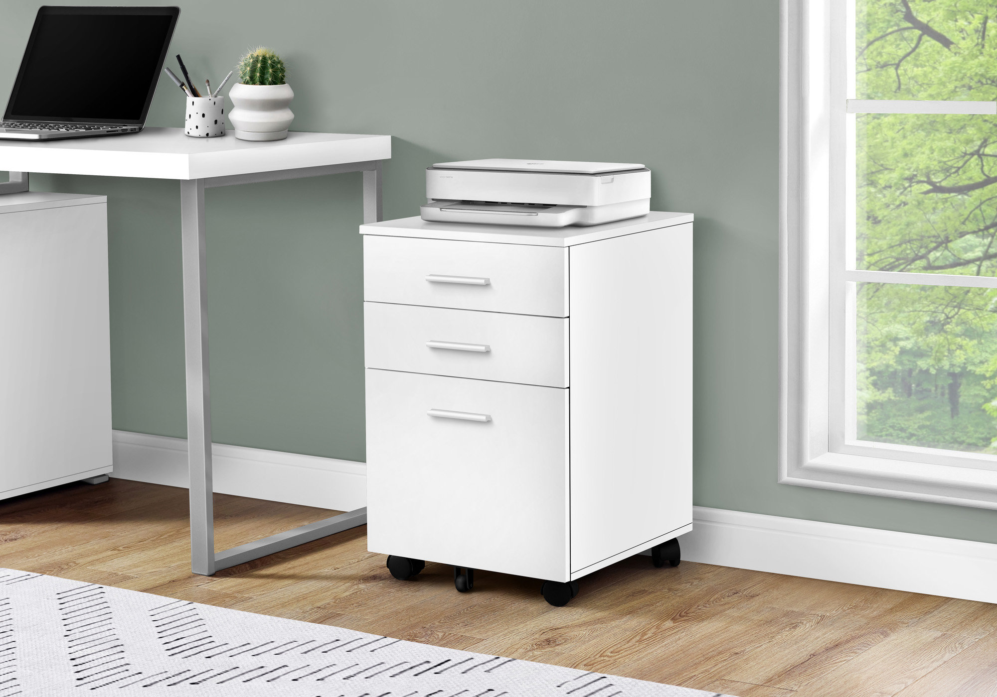 HANGZHOURUNXIN File Cabinet, Rolling Mobile, Storage Drawers, Printer ...
