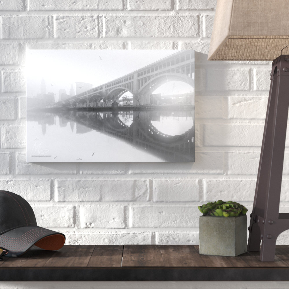 Williston Forge 'Cleveland Fog' Photographic Print | Wayfair