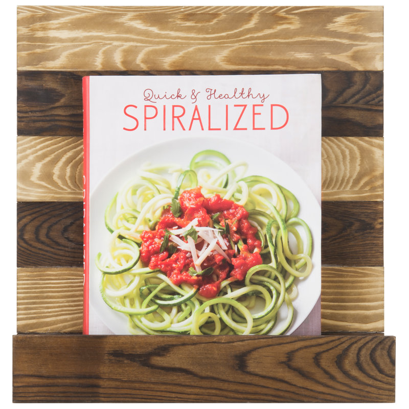 MyGift Brown Kitchen Tablet Cookbook Wood Stand & Reviews | Wayfair