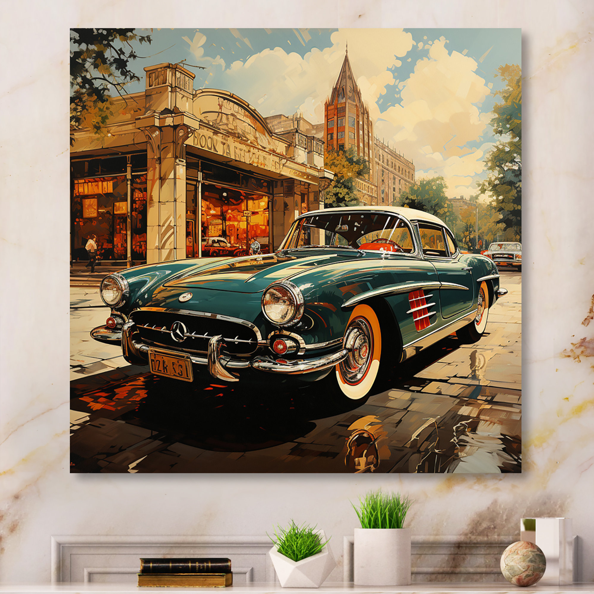 Red Barrel Studio® Mid Century Retro Reverie - Transportation Metal ...